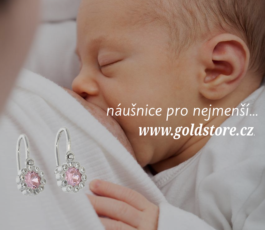 Propíchnutí oušek a výběr vhodných náušnic pro miminka - Goldstore.cz
